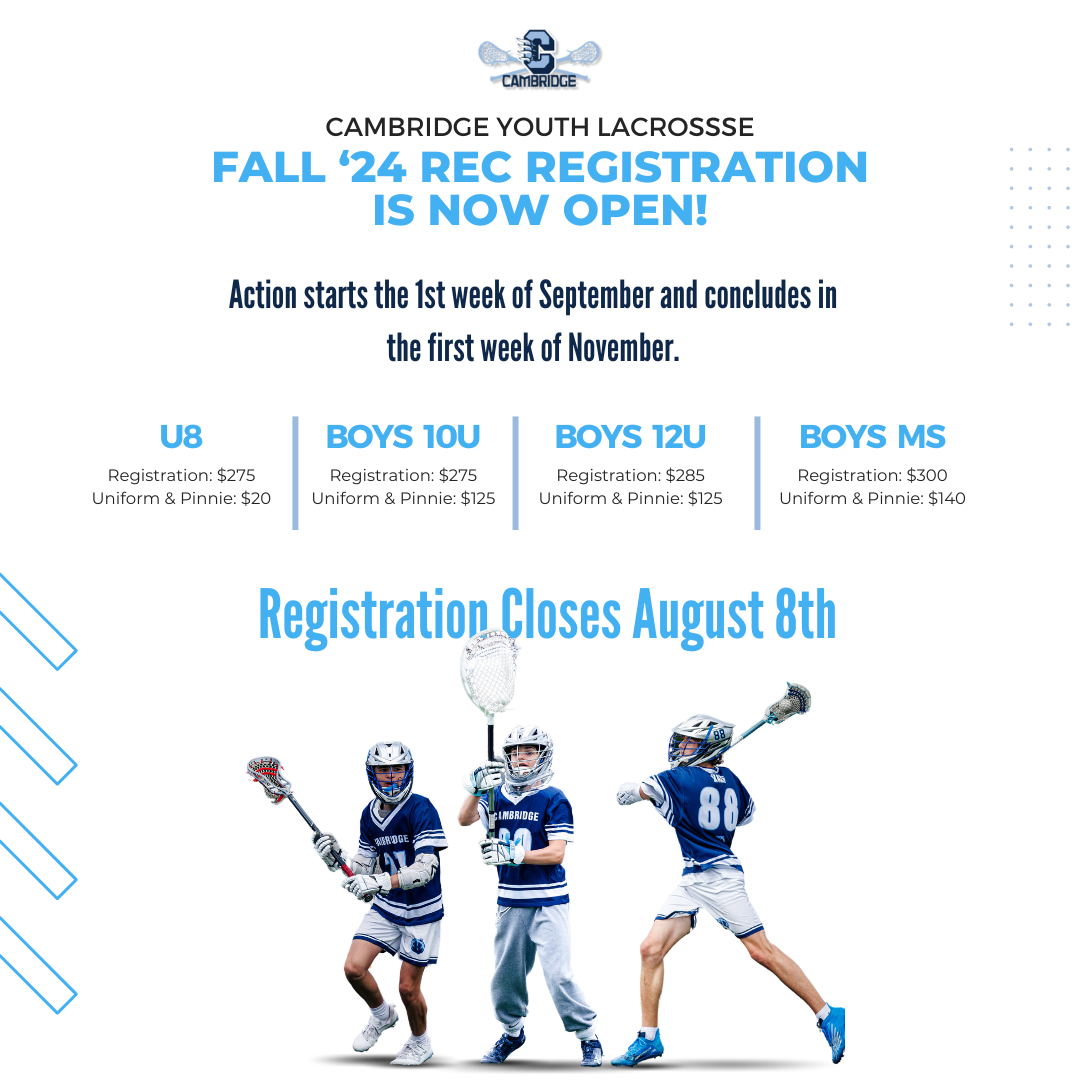 Registration – Cambridge Youth Lacrosse